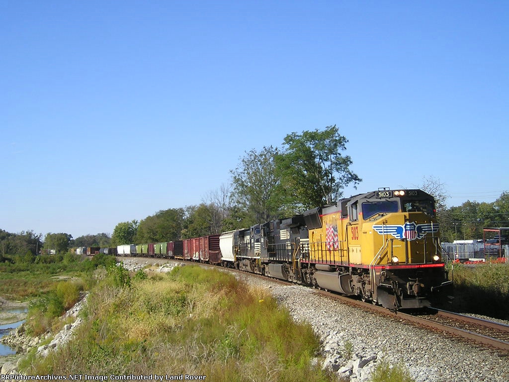 UP 5103 On NS 123 Eastbound